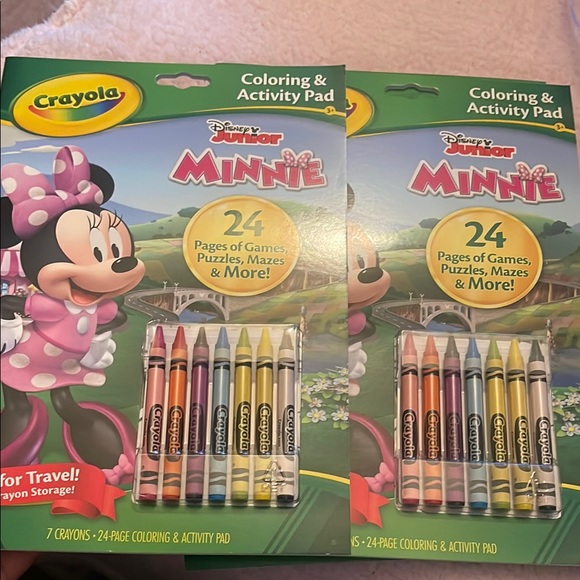 Crayola | Toys | Crayola Disney Junior Minnie Coloring Activity Pad ...